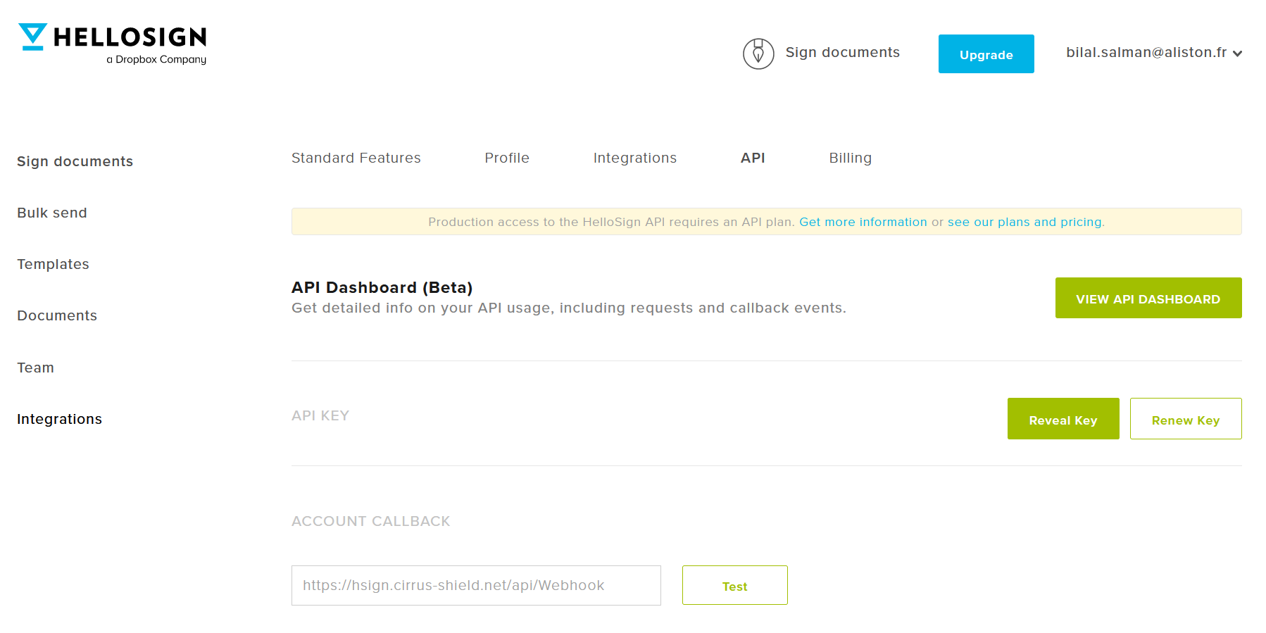 HelloSign | Cirrus Shield Help